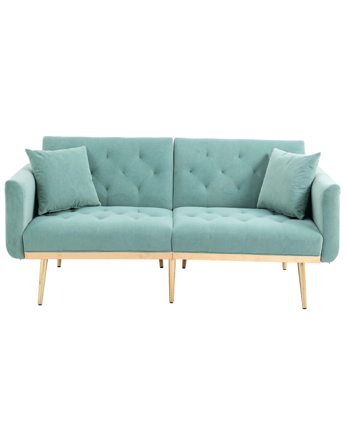 Click here for Mondawe Beige Velvet Sofa   Accent sofa .loveseat... prices