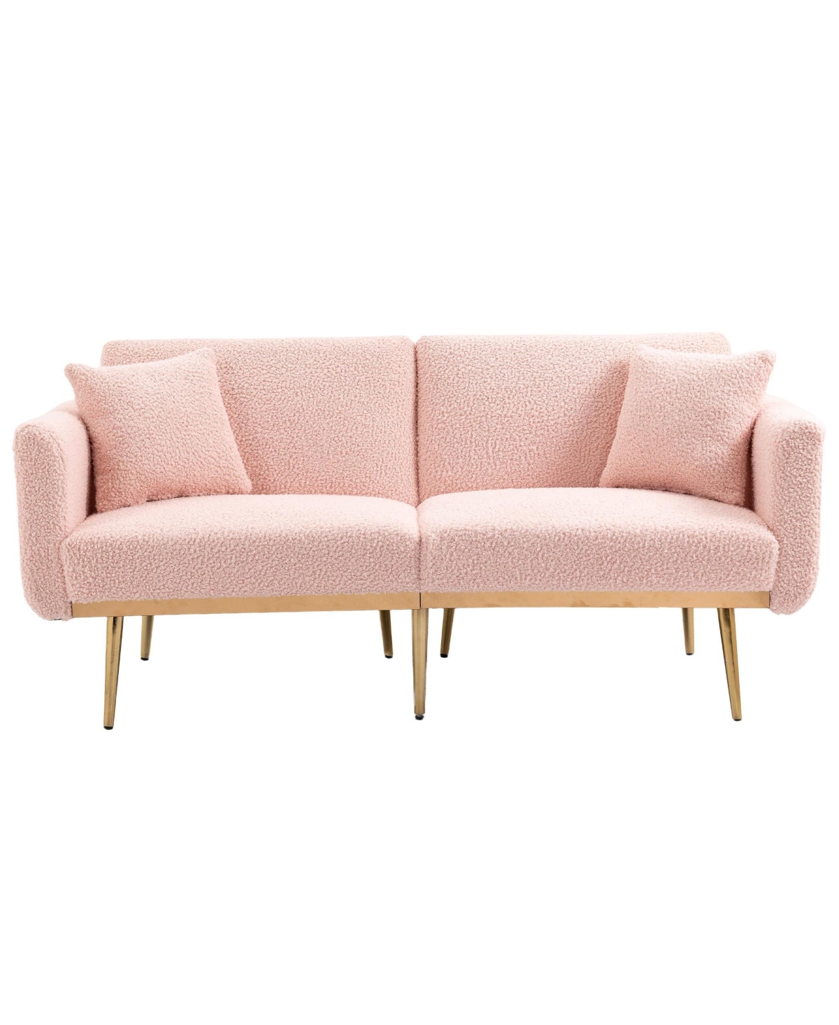 Click here for Mondawe Beige Velvet Sofa   Accent sofa .loveseat... prices