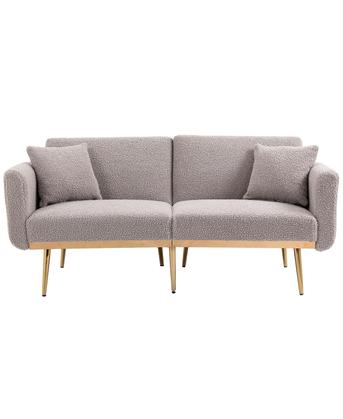 Click here for Mondawe Beige Velvet Sofa   Accent sofa .loveseat... prices