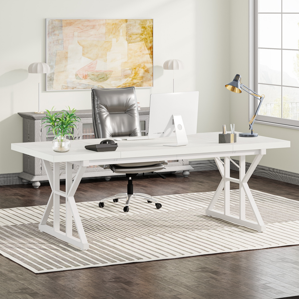Click here for Tribesigns 6FT Conference Table  70.86 L x 31.49 W... prices