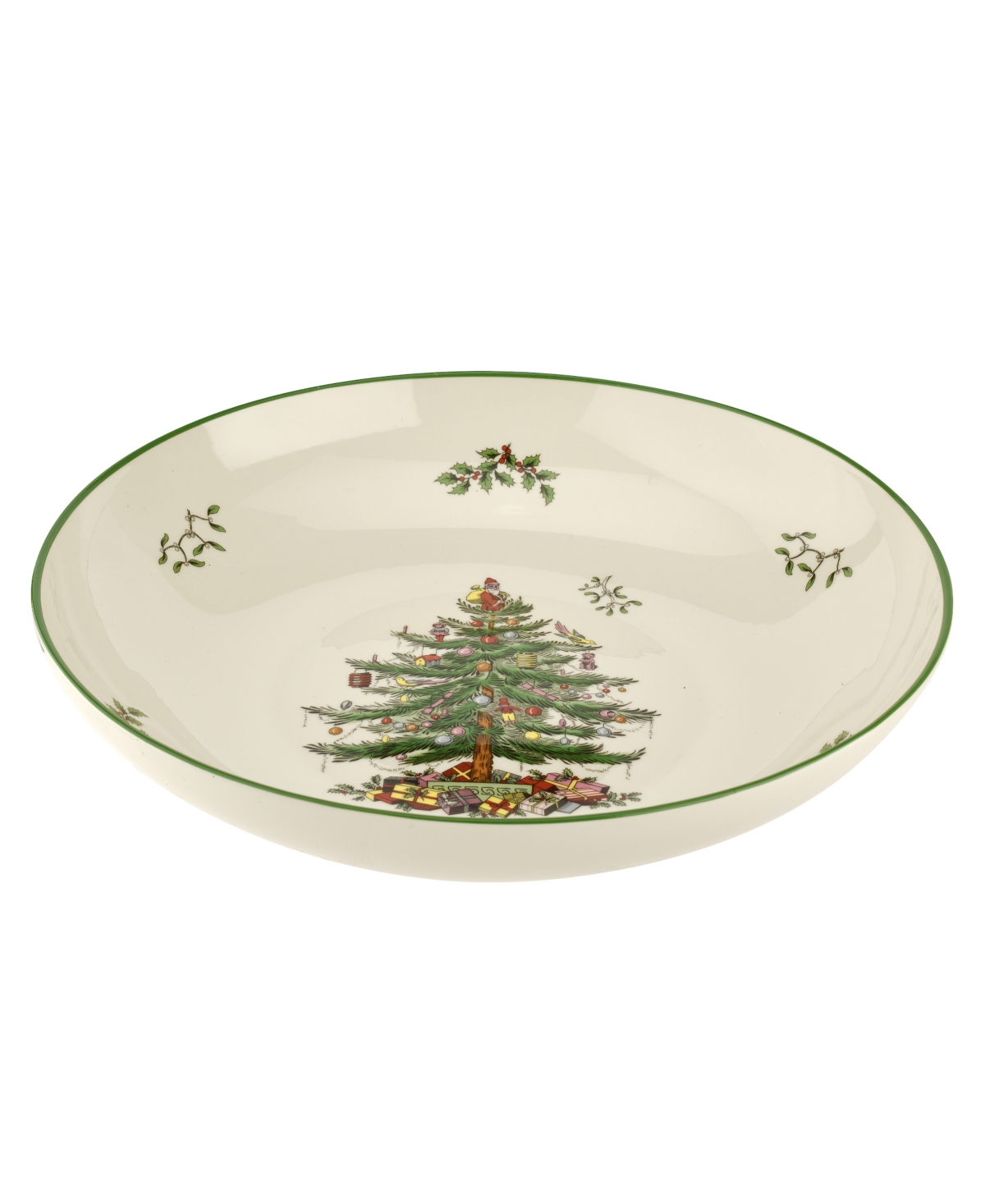 Click here for Spode Christmas Tree Pasta Serving Bowl - Green/mu... prices