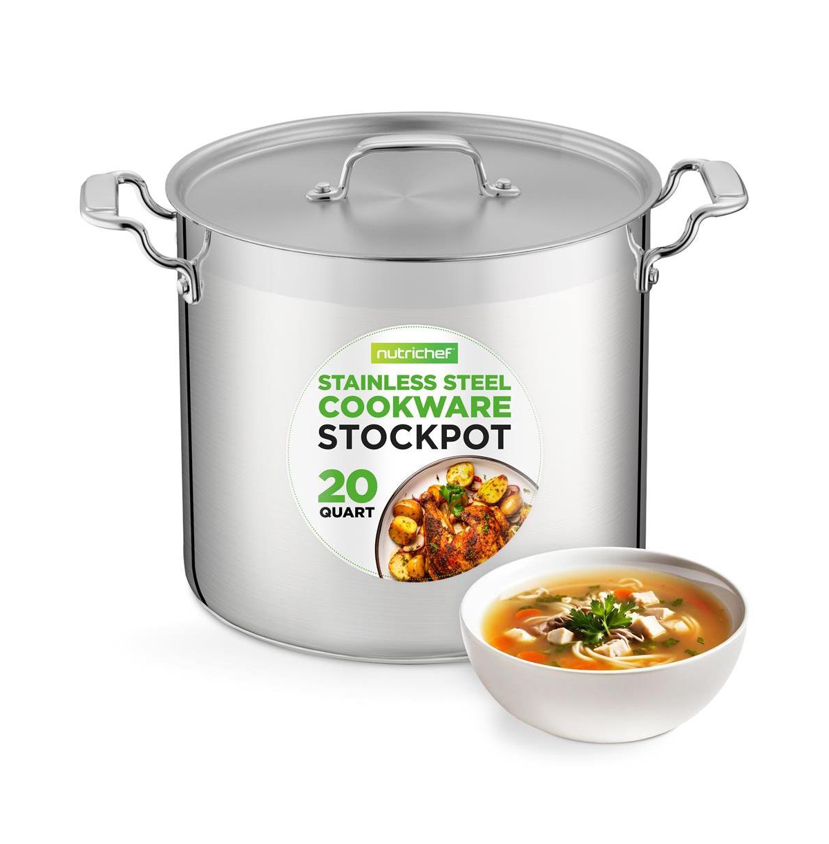 Click here for NutriChef Stainless Steel Cookware Stockpot - 20 Q... prices