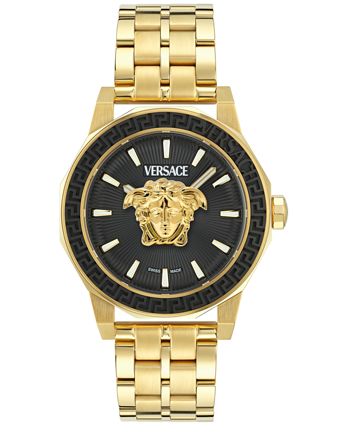 Click here for Versace Mens Swiss Gold Ion Plated Stainless Steel... prices