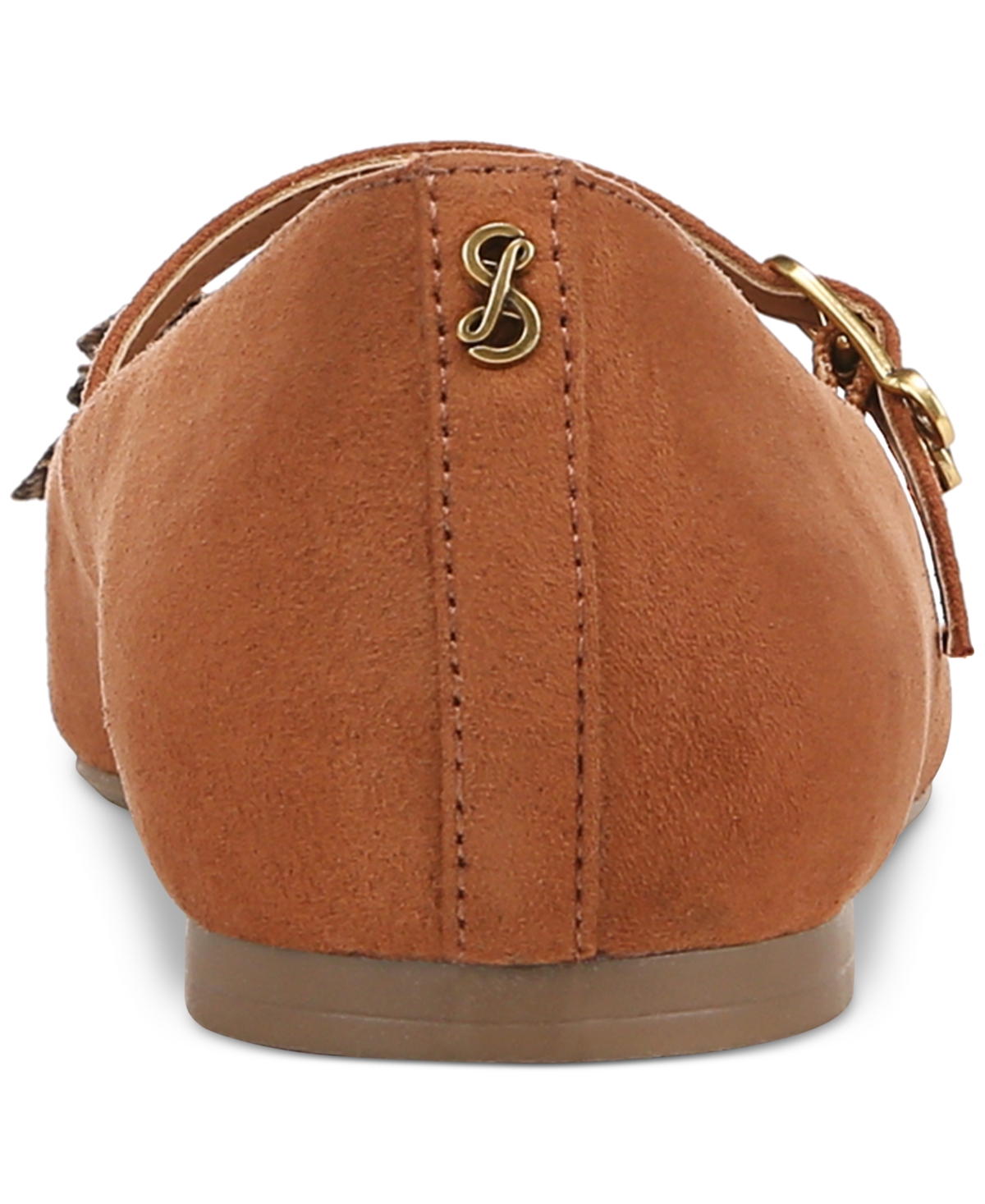 Sam & Libby Women's Maya Flower Mary Jane Flats In Toasted Chestnut ...