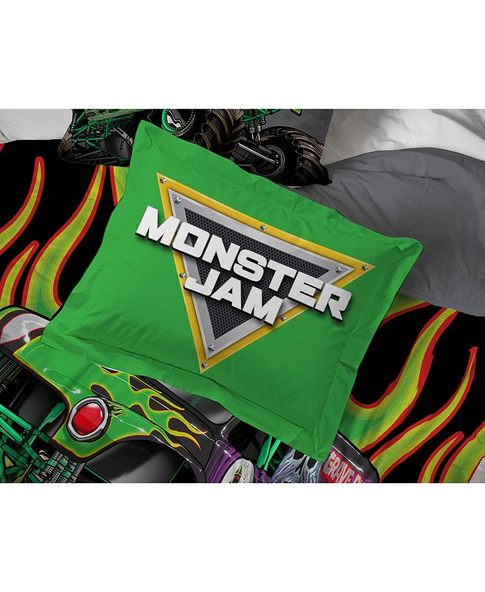Sunny Side Up Monster Jam Grave Digger Bed Set - Macy's