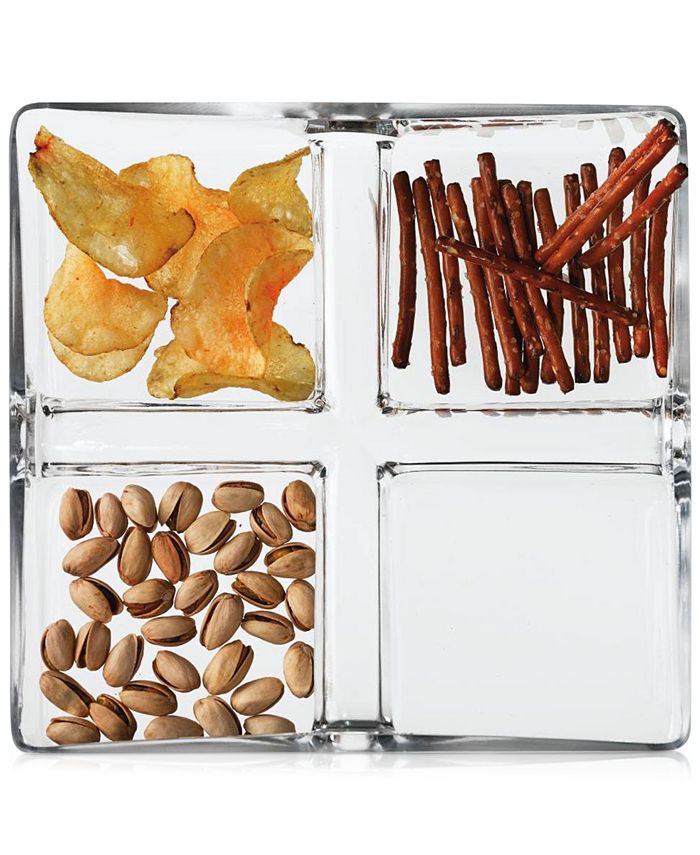 The Cellar Glass Serveware, 4-Section Server, Created for Macy's - Macy's