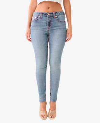True Religion Women's Jennie Pick Super T Stitch Skinny Jean - Macy's
