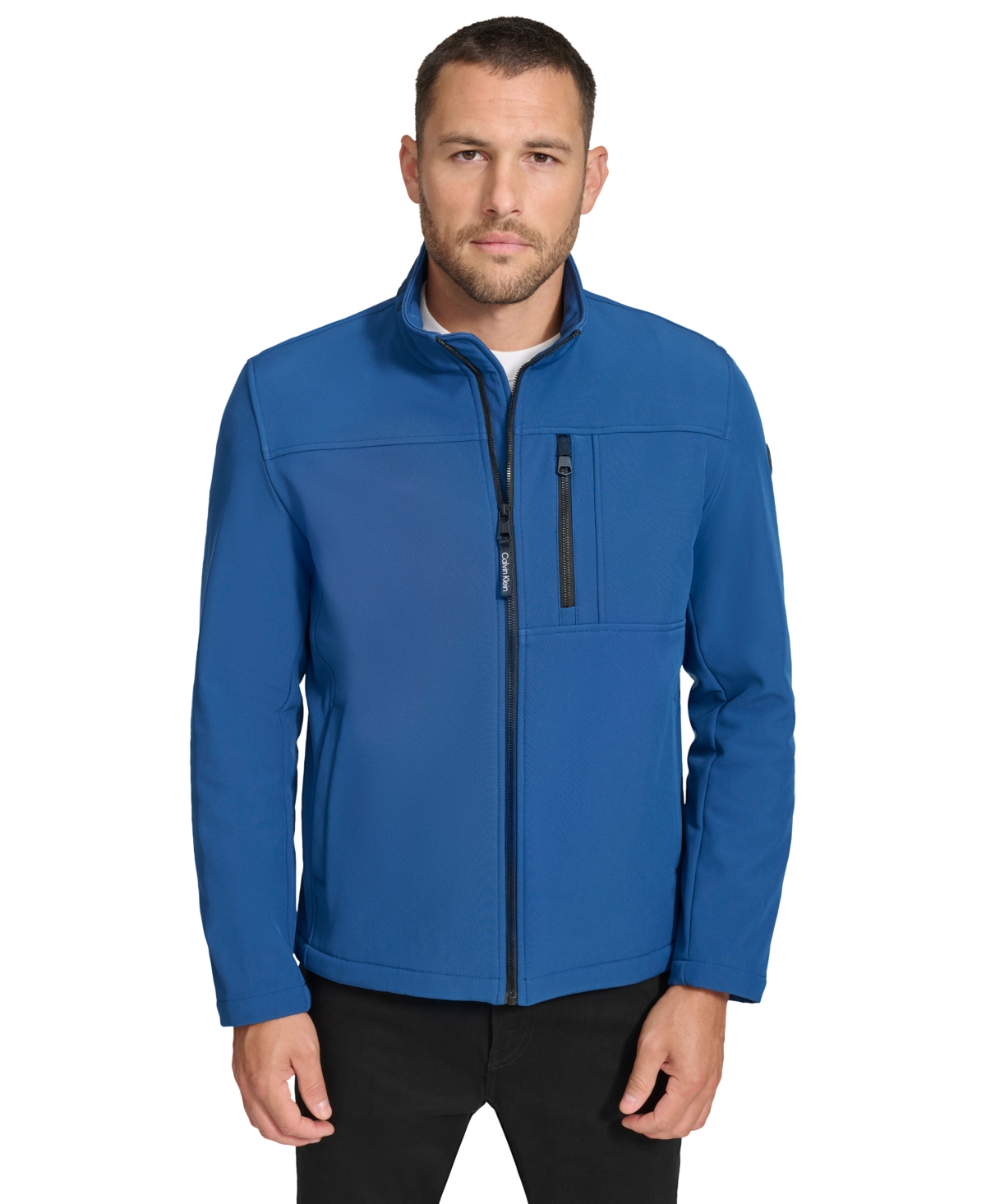 Click here for Calvin Klein Mens Infinite Stretch Soft Shell Jack... prices