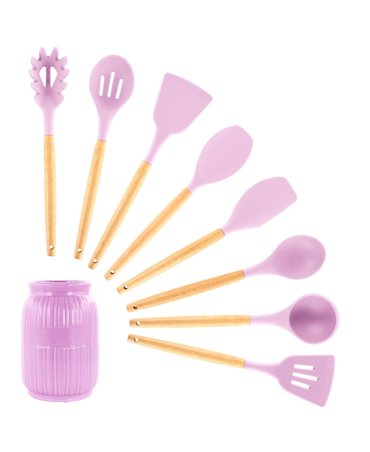 Click here for MegaChef Gray Silicone and Wood Cooking Utensils... prices