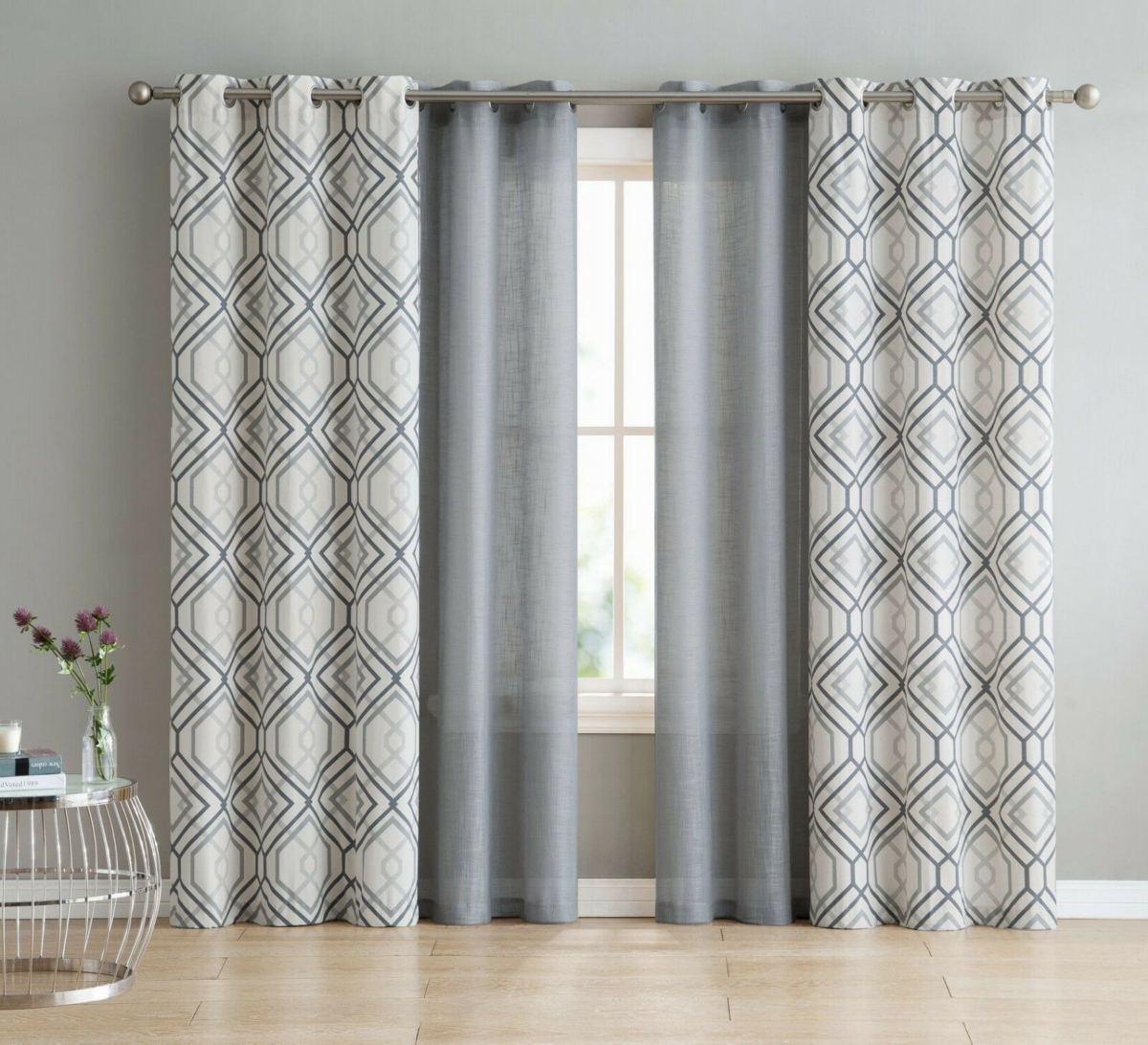 Click here for Kate Aurora Coordinating 4 Piece Geometric & Solid... prices