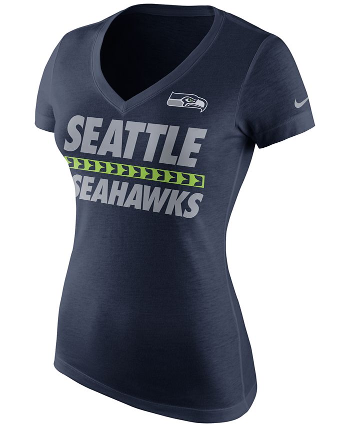 Nike Women's Seattle Seahawks Team Stripe T-Shirt - Macy's