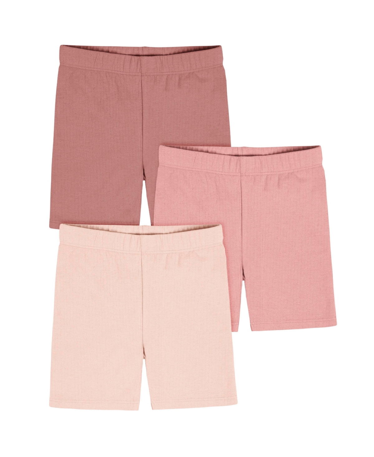 Click here for Gerber Toddler Girls Bike Shorts  3-Pack - Dusty p... prices