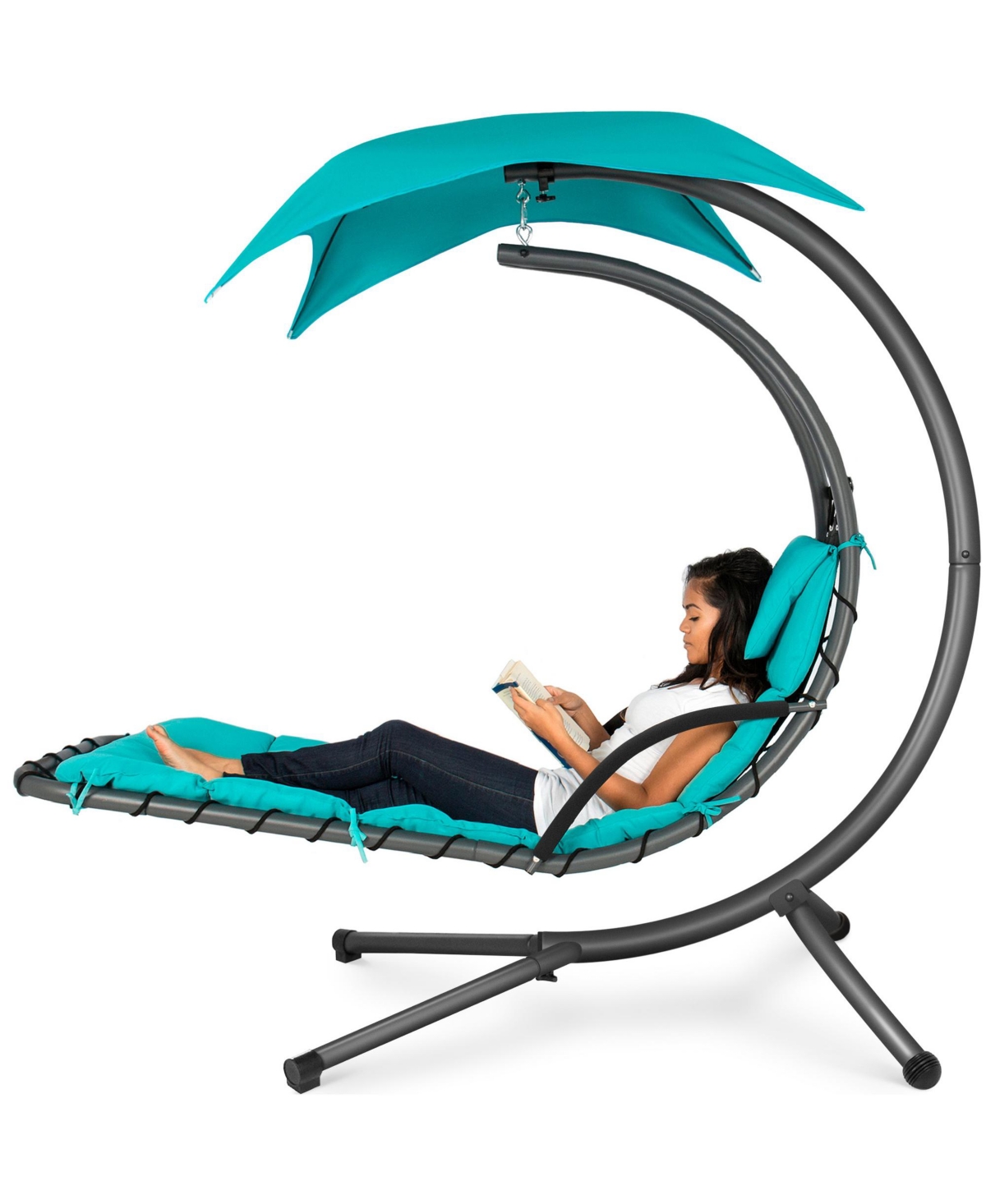 Click here for Best Choice Products Hanging Curved Chaise Lounge... prices
