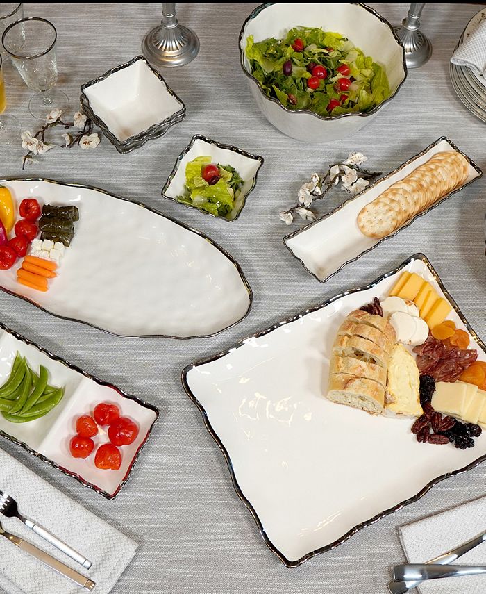 Certified International Regency Porcelain Cracker Tray - Macy's