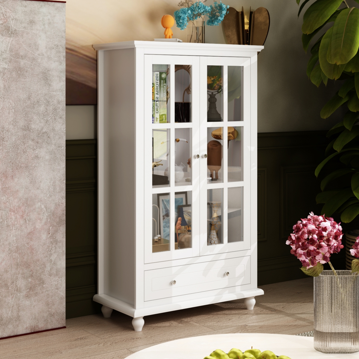 Click here for Brown Wooden Standard Bookcase with 3-Tier Shelves... prices