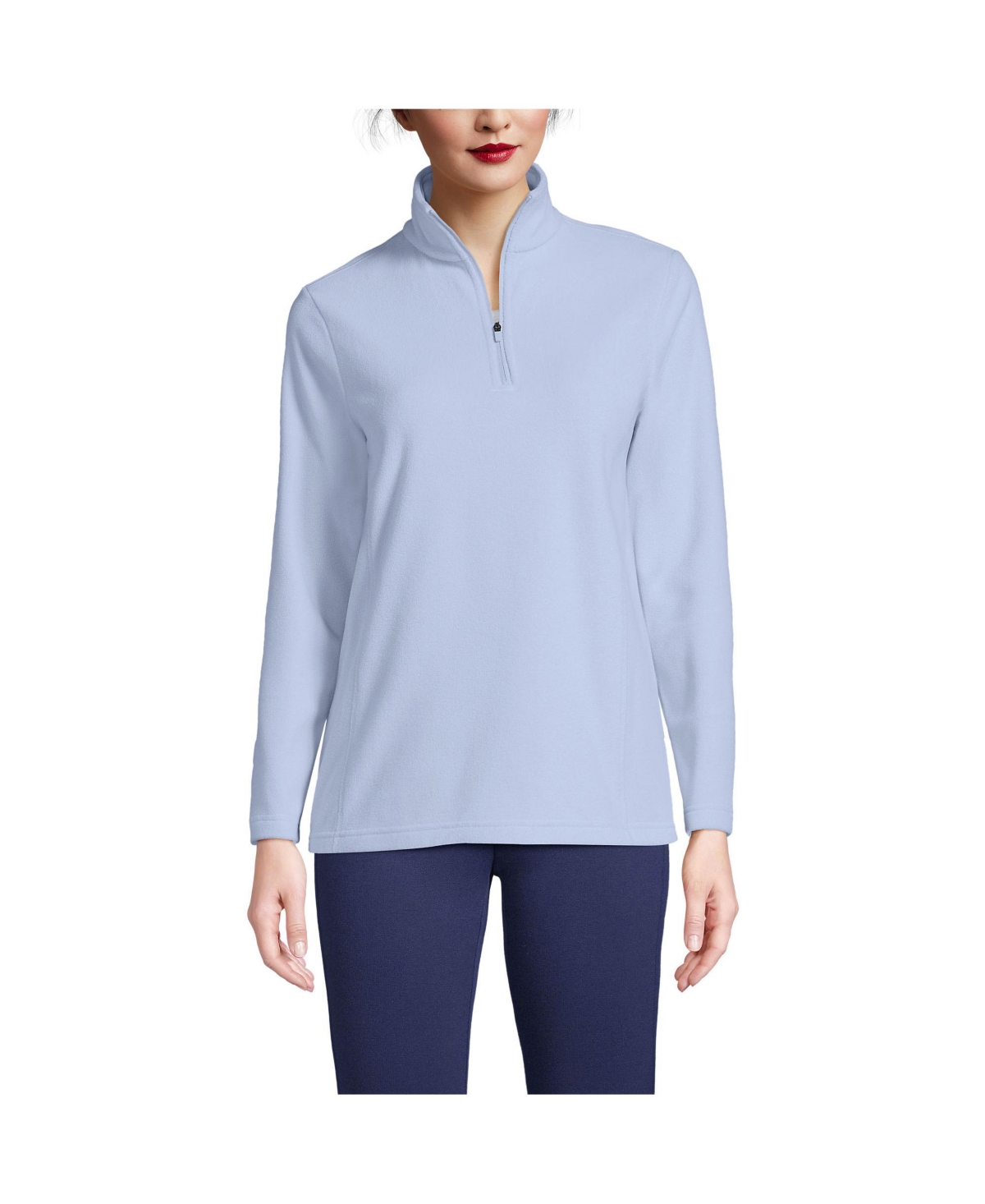 Click here for Lands End Womens Anyweather Fleece Quarter Zip Pul... prices