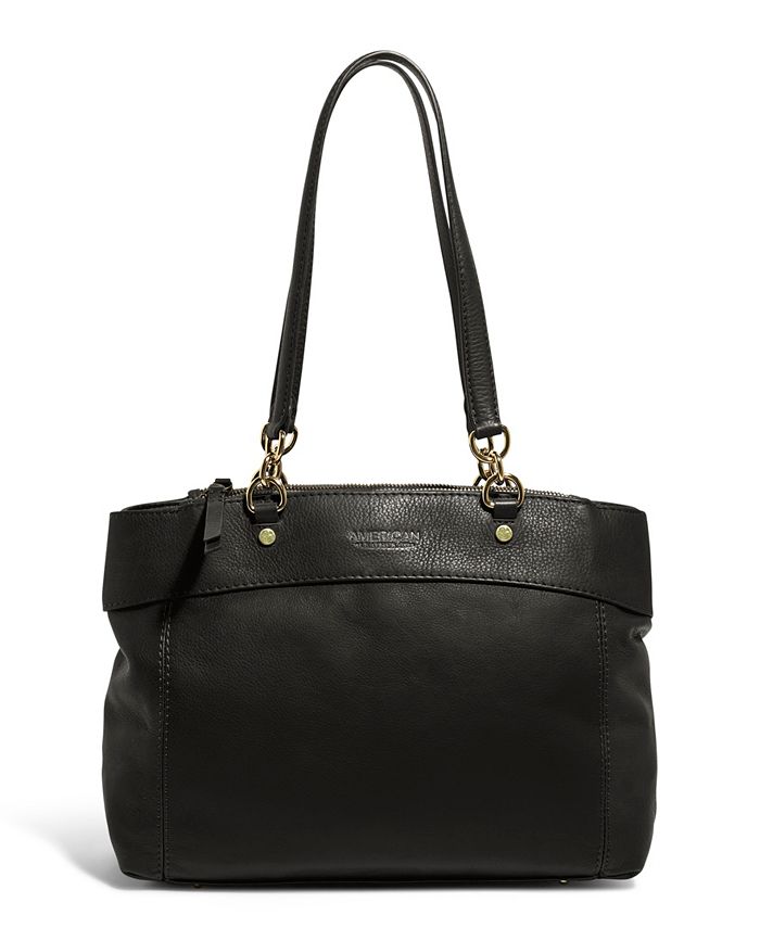 American Leather Co. Taylor Triple Entry Satchel - Macy's