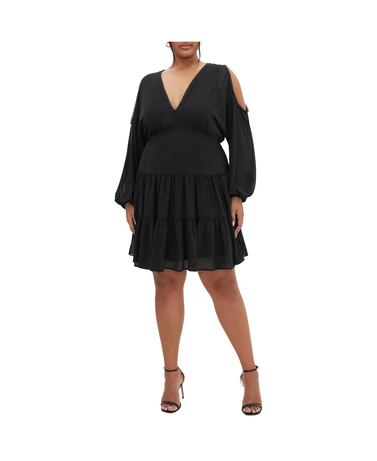Click here for City Chic Plus Size Maria Dress - Black prices