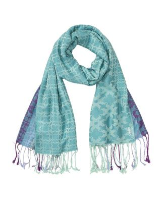 Olsen Abstract Pattern Woven Scarf - Macy's