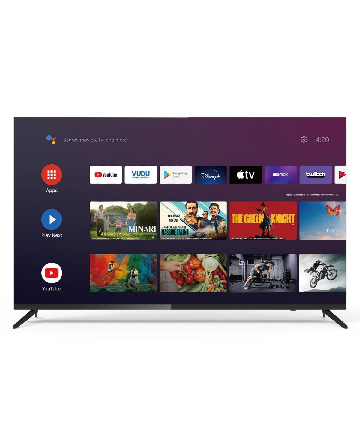 Click here for Impecca 55-Inch 4K Smart Tv  Remote w/ Google Assi... prices