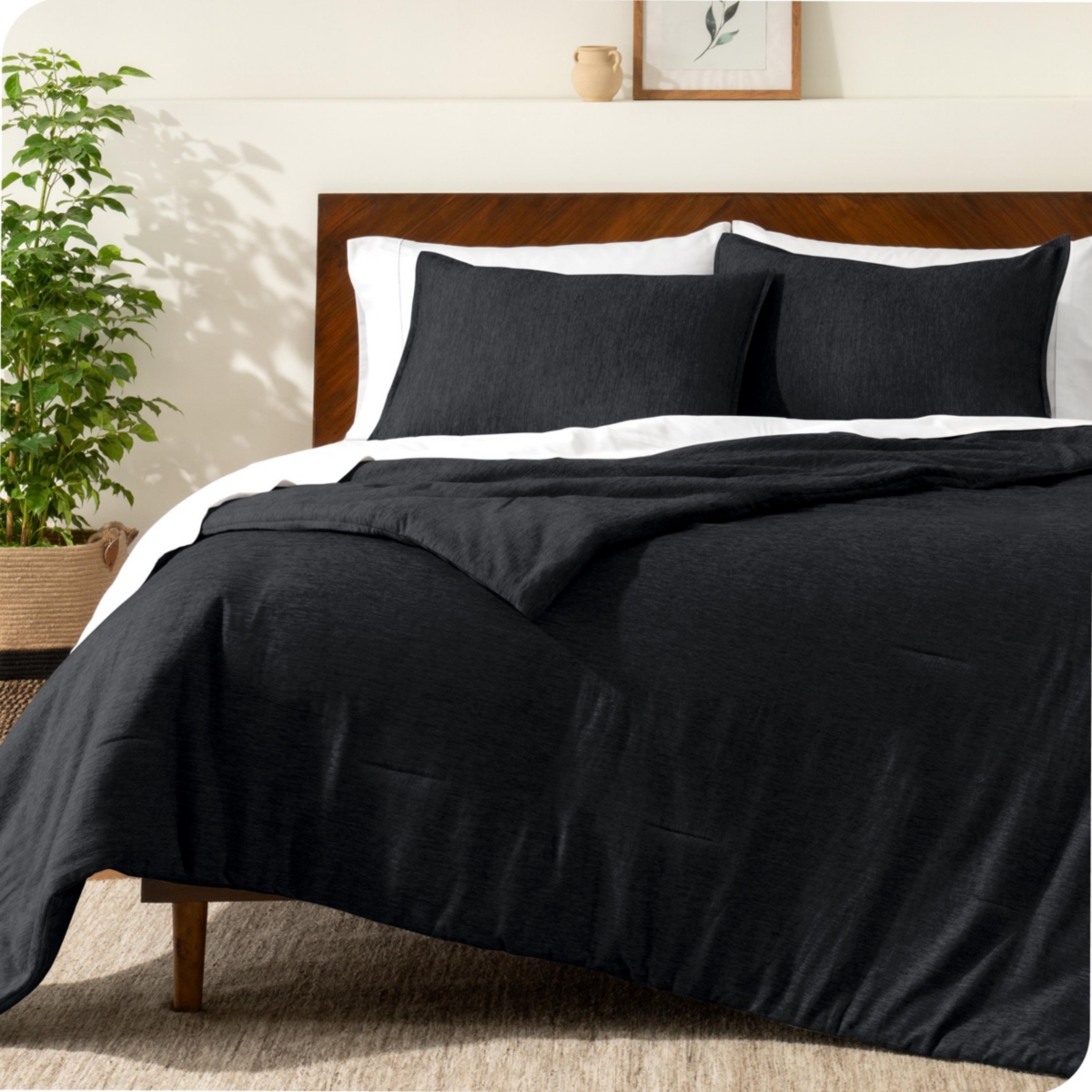 Click here for Bare Home Down Alternative Comforter Set - Heather... prices