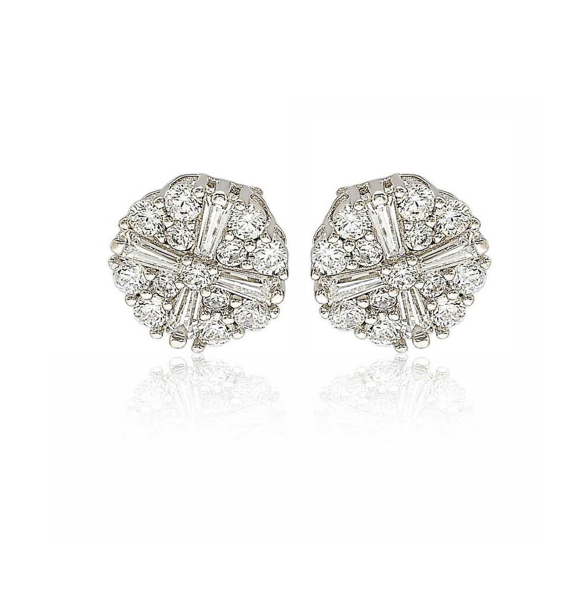 Click here for Suzy Levian Sterling Silver White Cubic Zirconia F... prices