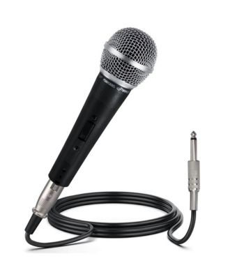 Pyle Professional Dynamic Microphone, Unidirectional Handheld Mic with ...
