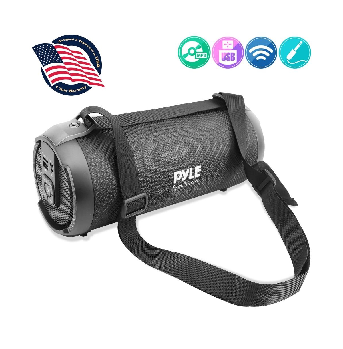 Click here for Pyle Portable Bluetooth BoomBox Speaker With Fm Ra... prices