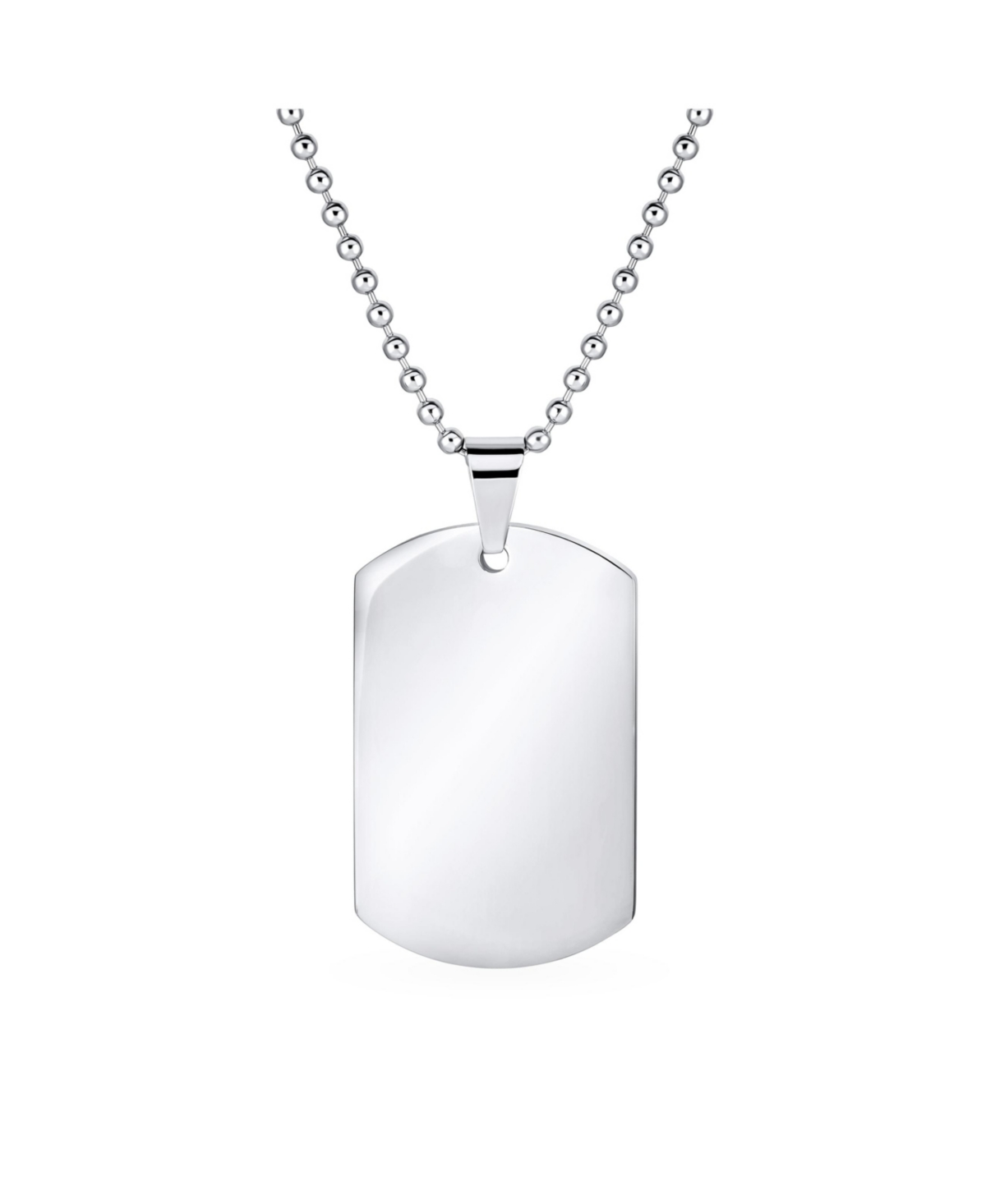 Click here for Bling Jewelry X-Large Plain Id Military Army Dog T... prices
