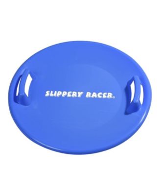 Slippery Racer Downhill Pro Adults and Kids Saucer Disc Snow Sled, Blue ...