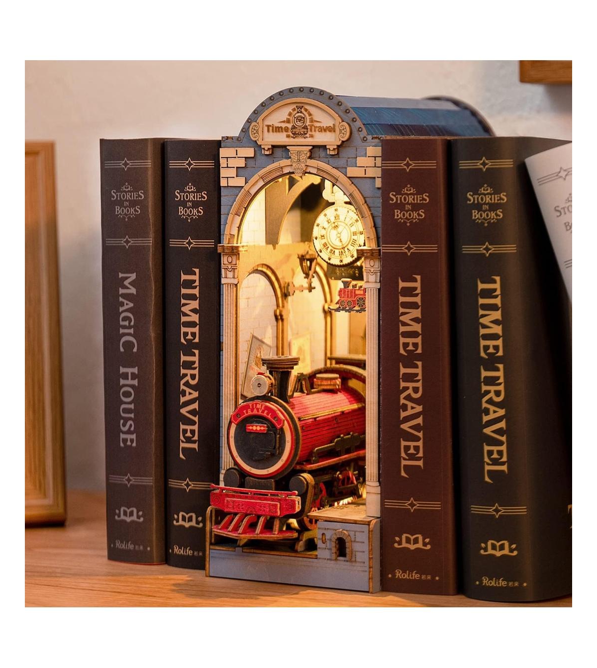 Click here for Flash Popup Diy 3D Book Nook Kit Time Travel 246pc... prices