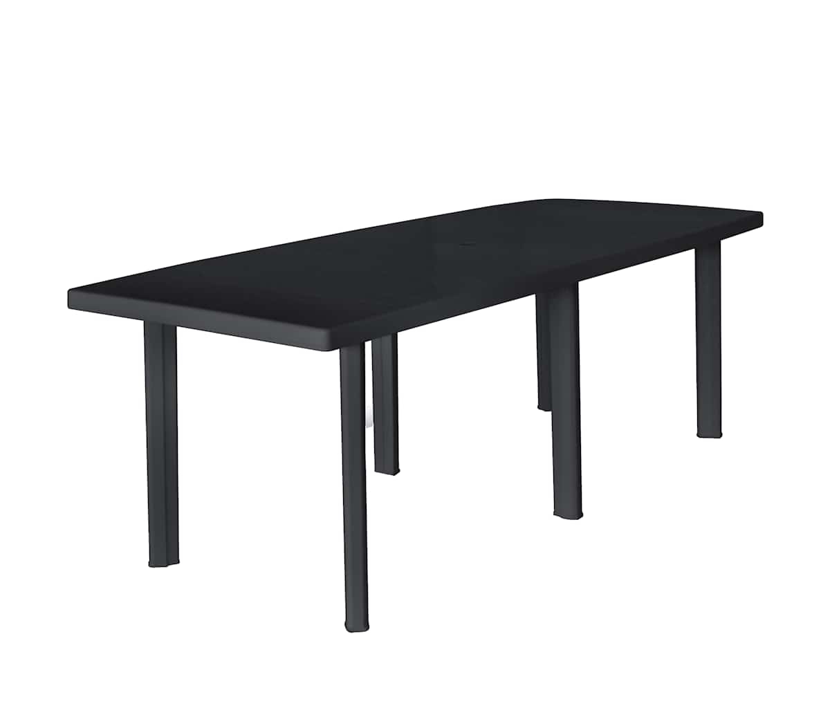 Click here for vidaXL Patio Table Anthracite 85x35.4x28.3 Plastic... prices