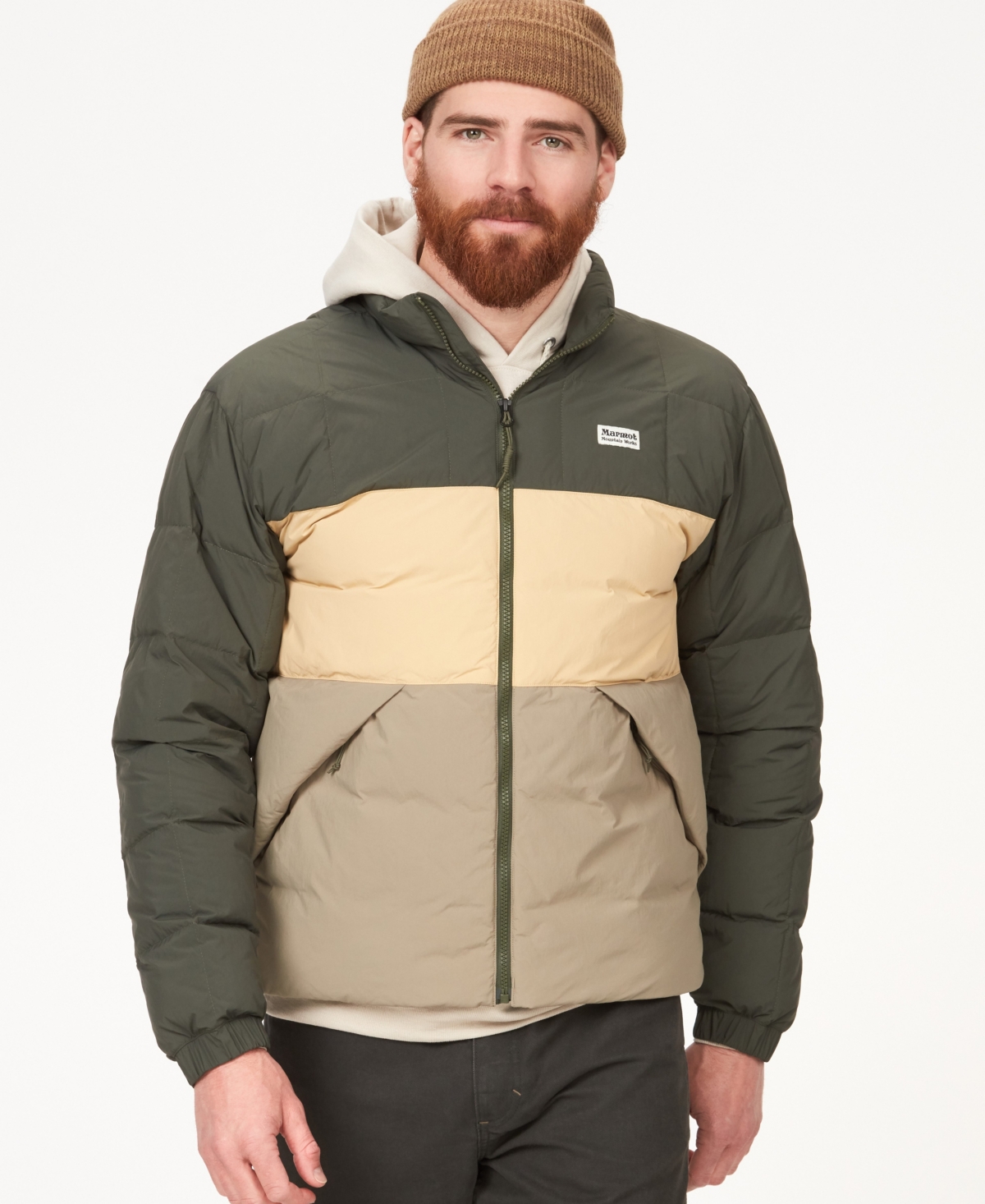 Click here for Marmot Mens Ares Jacket - Nori/Light Oak/Vetiver prices