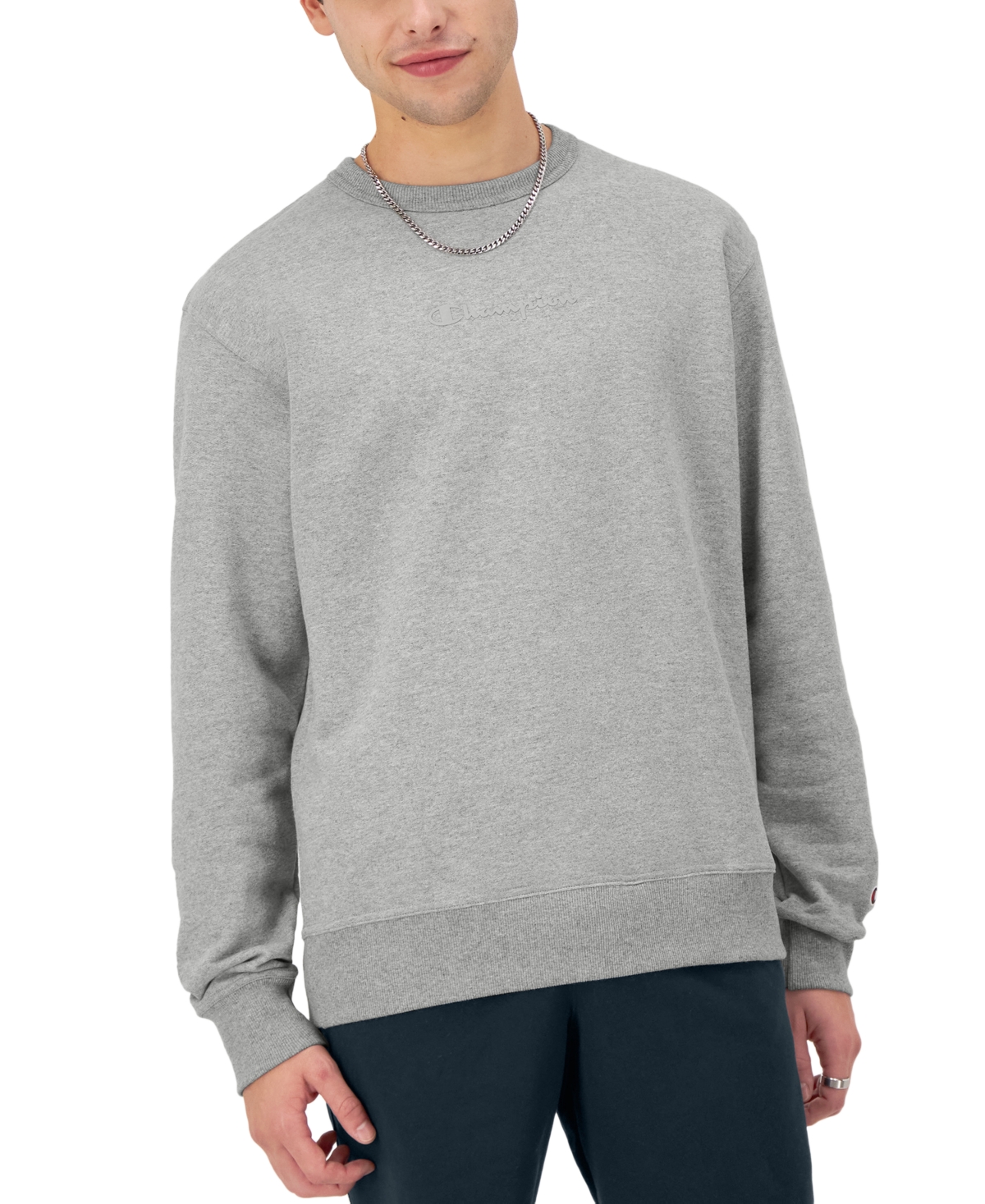 Click here for Champion Mens Classic Crewneck Sweatshirt - Oxford... prices