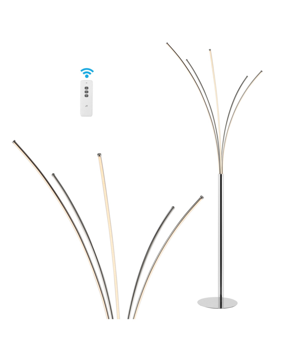 Click here for Jonathan Y Fuochi Modern Minimalist Metal 5-Branch... prices