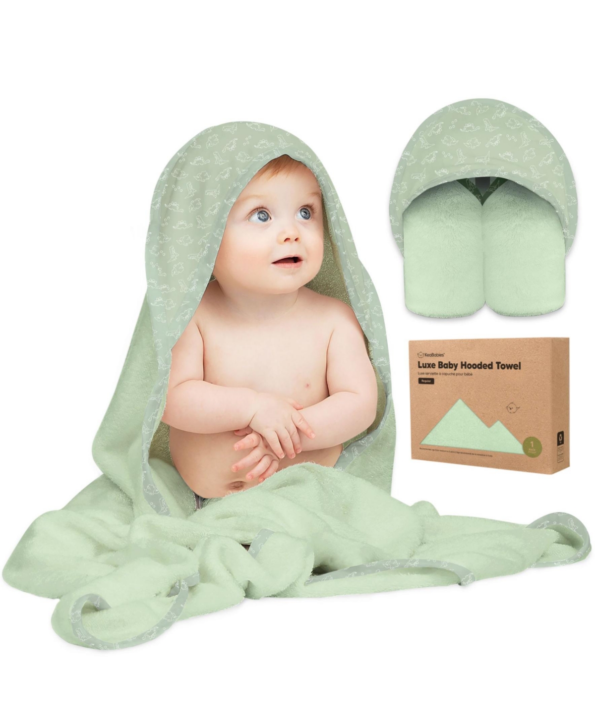 Click here for KeaBabies Luxe Baby Hooded Towel  Baby Bath Towel... prices
