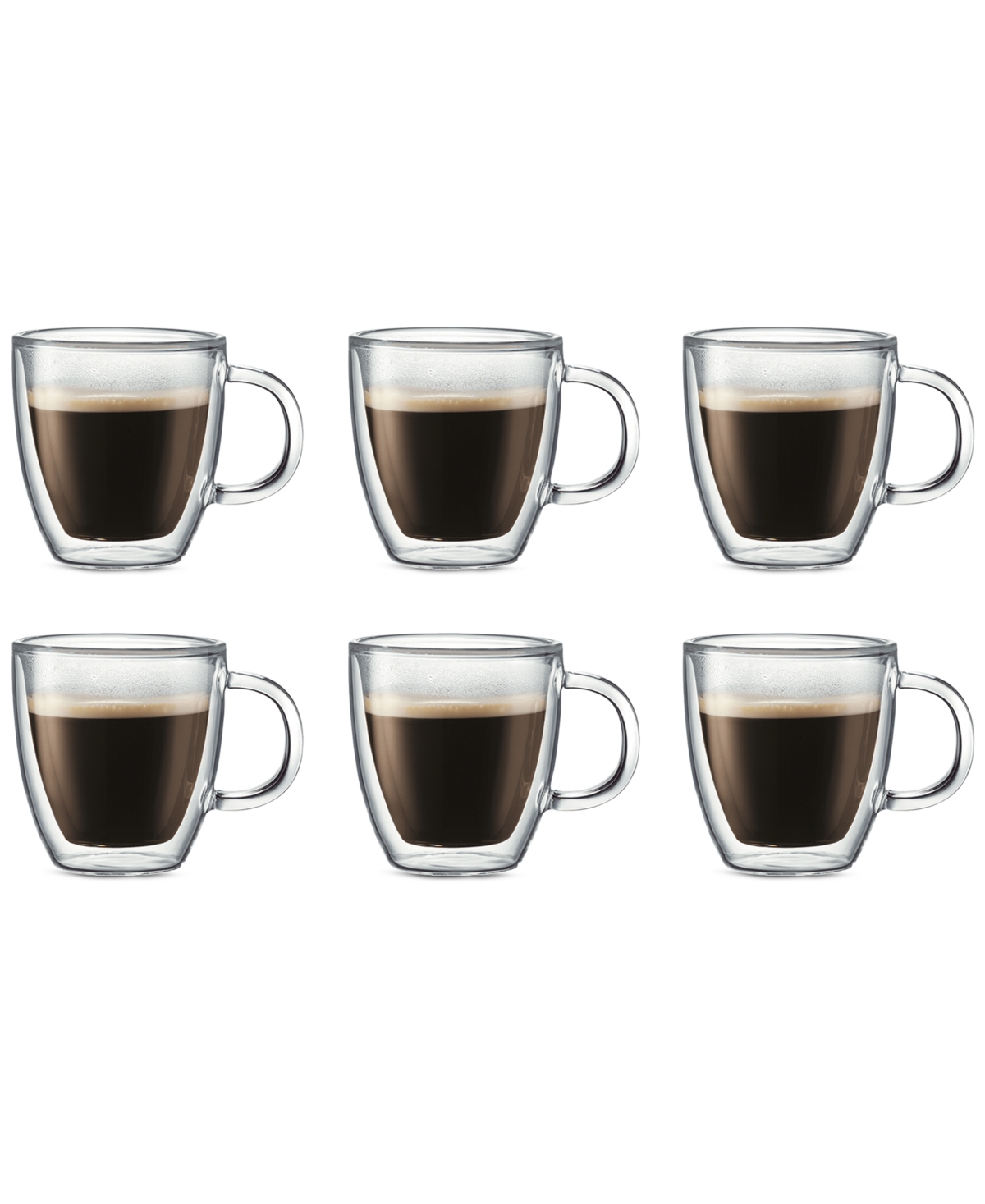 Click here for Bodum Bistro 10-Oz. Double-Wall Glass Mug  Set of... prices