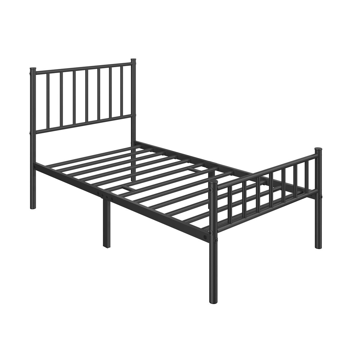 Click here for Yaheetech Twin Size 12-Slat Metal Bed Frame with S... prices