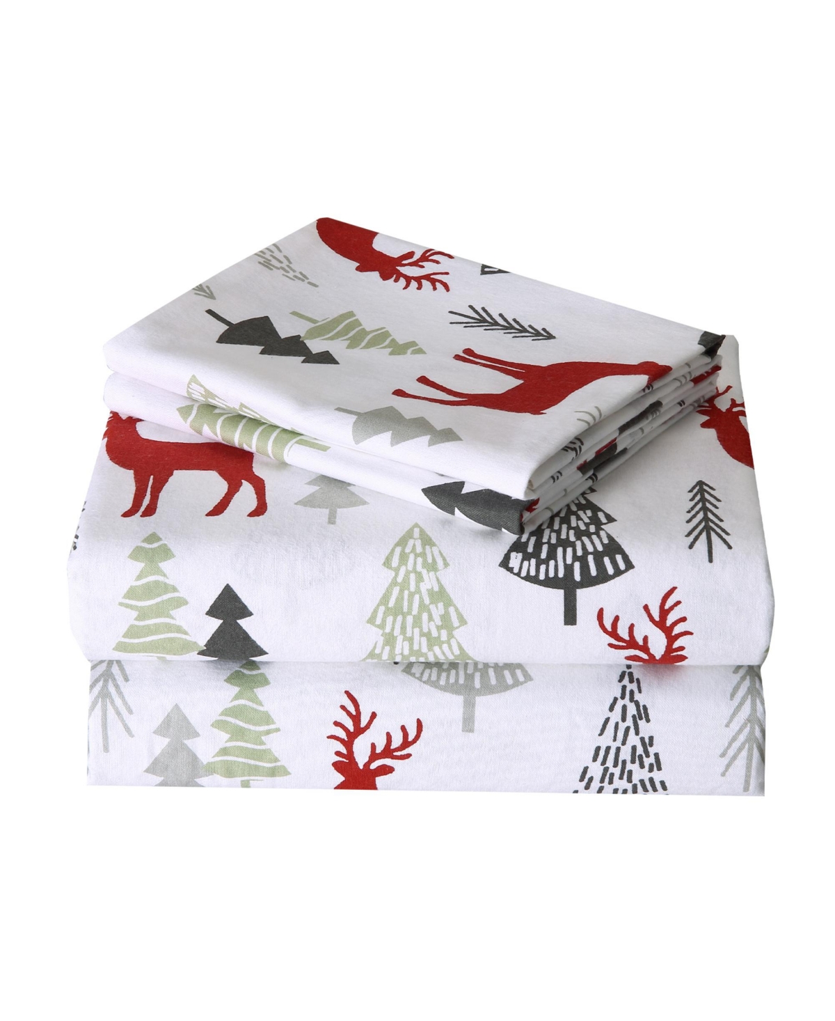 Click here for gaomon 4 Pieces Christmas Cotton Flannel Bedding S... prices