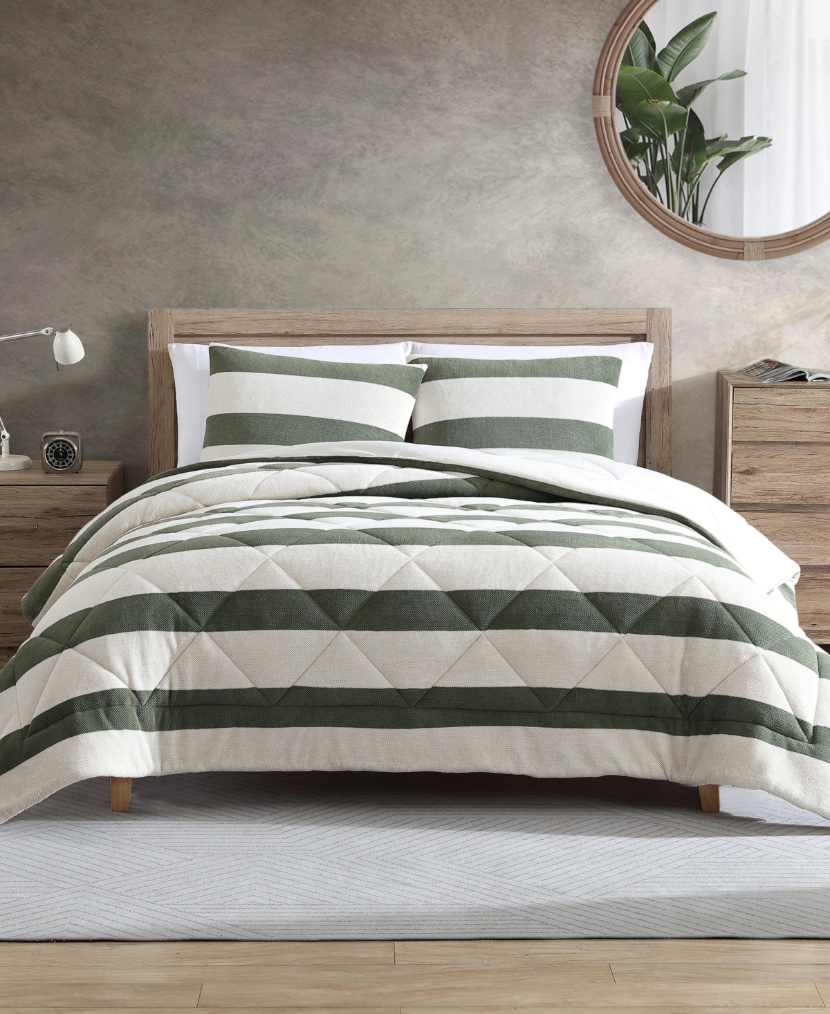 Click here for Closeout! Nautica Lawndale Twill Plush 3-Pc. Comfo... prices