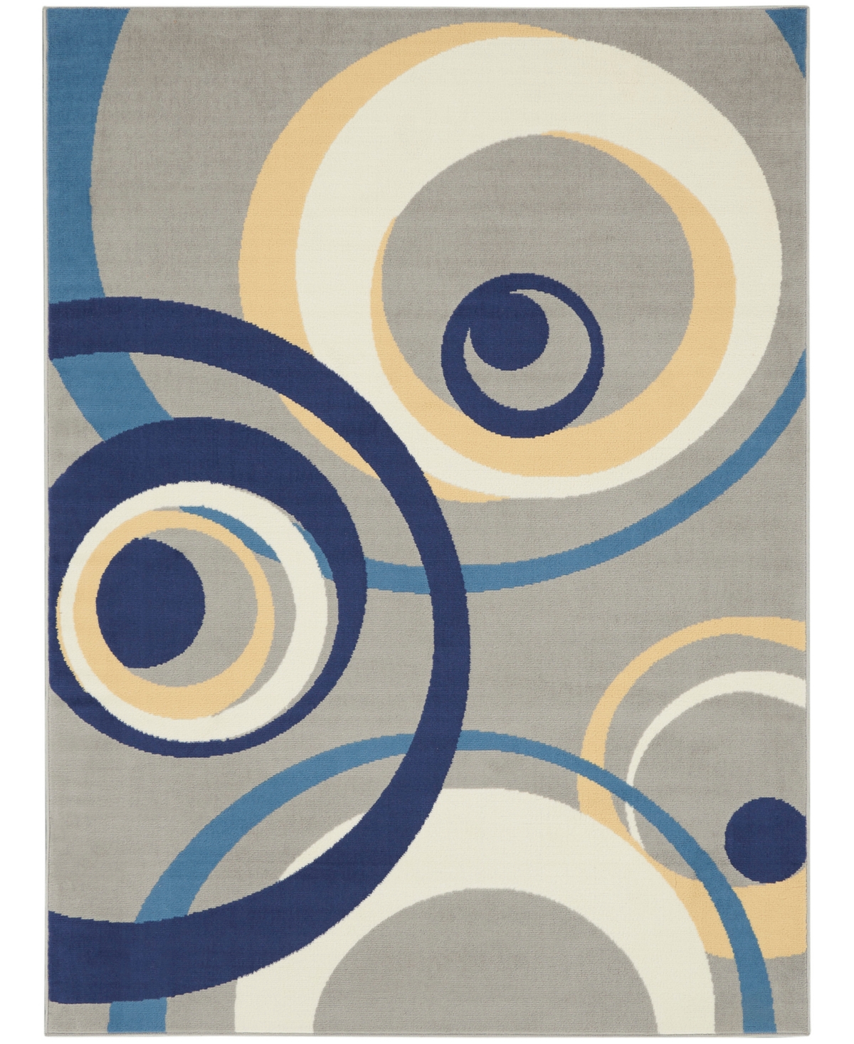 Click here for Nourison Home Grafix GRF21 53x73 Area Rug - Gray prices