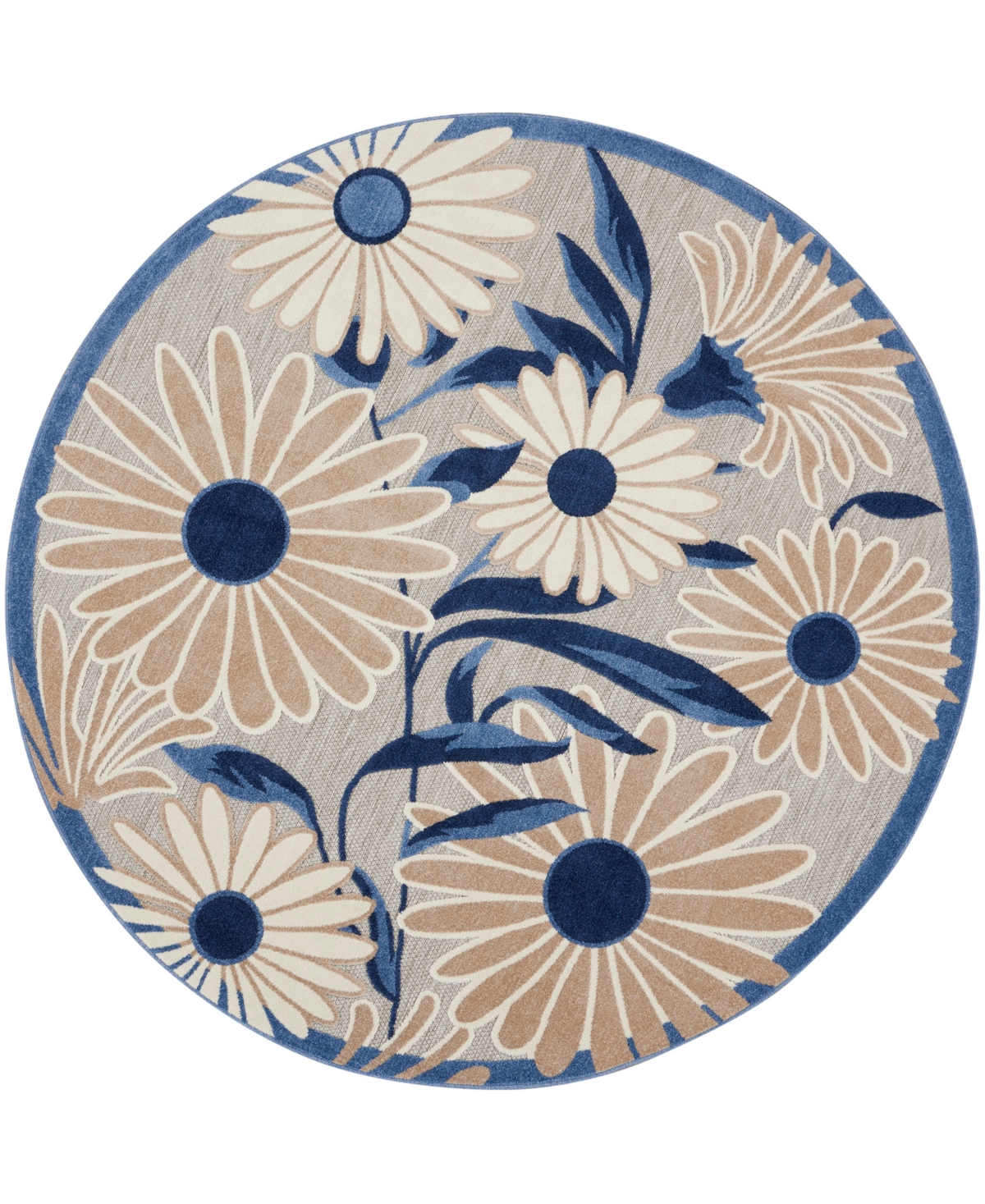 Click here for Nourison Home Aloha ALH33 710x710 Round Area Rug -... prices