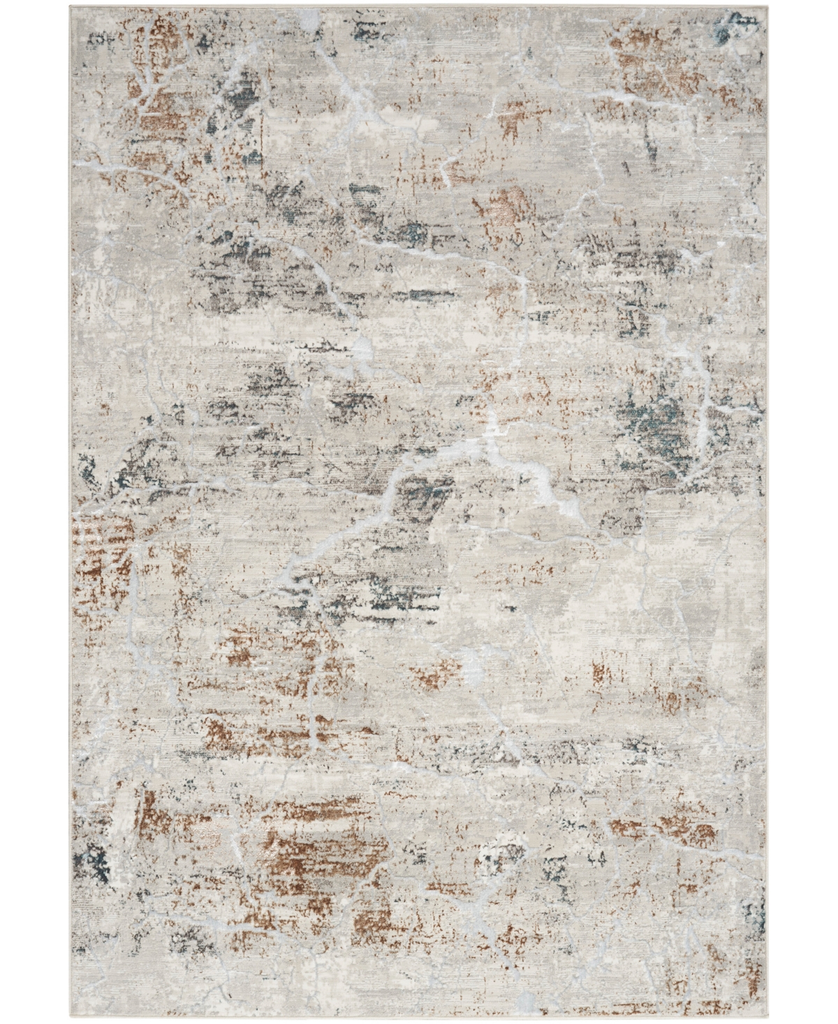Click here for Nourison Home Glitz GLZ23 311x511 Area Rug - Gray/... prices