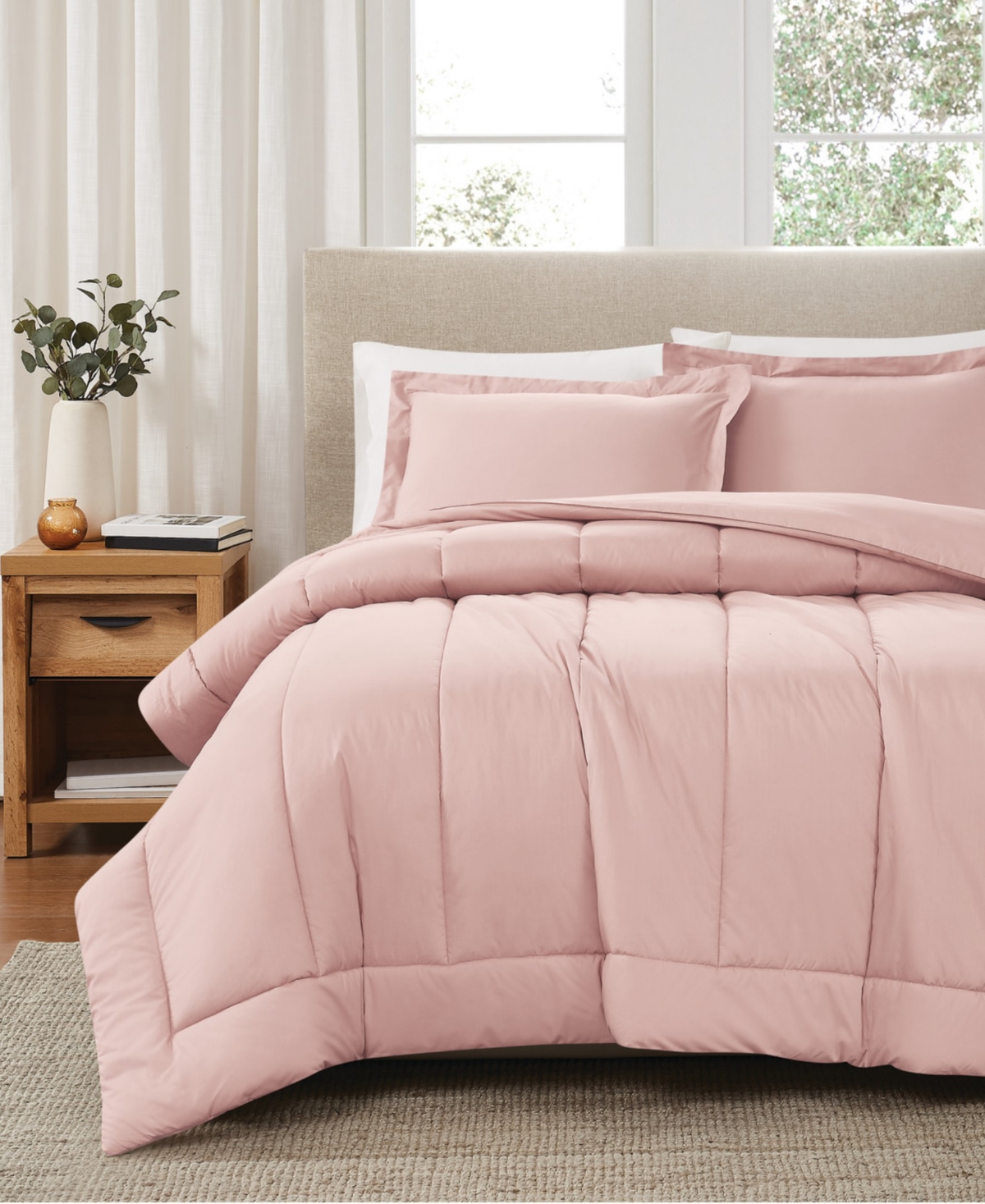 Click here for Brooklyn Loom Solid Cotton Percale 3-Pc. Comforter... prices