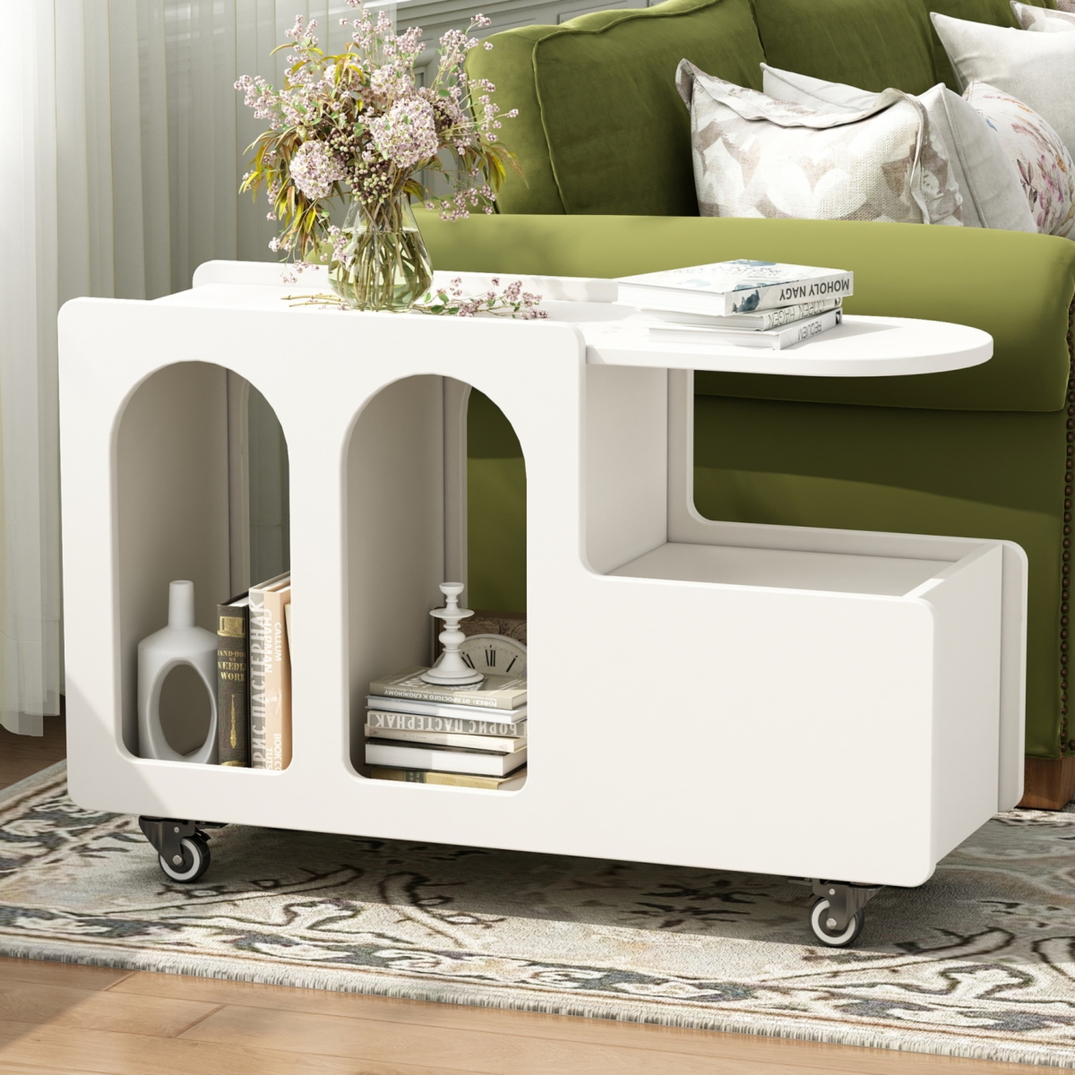 Click here for Simplie Fun Mobile End Table with lockable wheels... prices