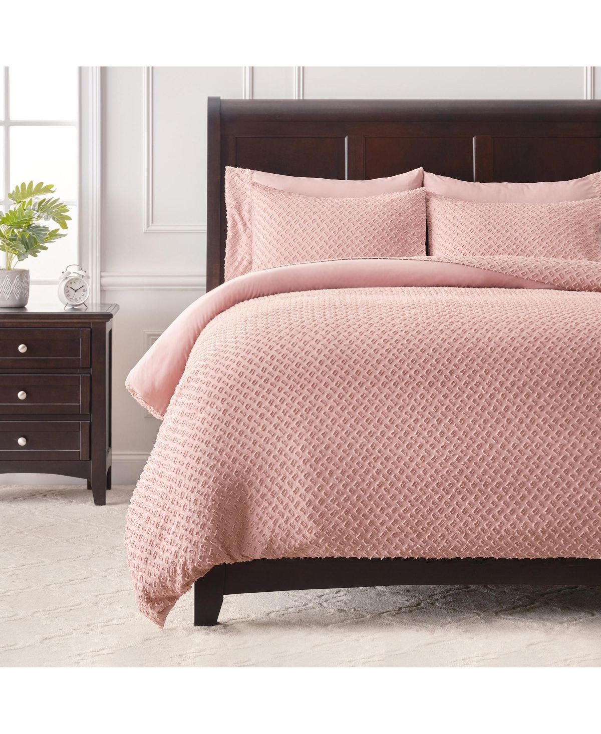 Click here for Chanasya Premium Clipped Duvet Set - Tufted Boho D... prices