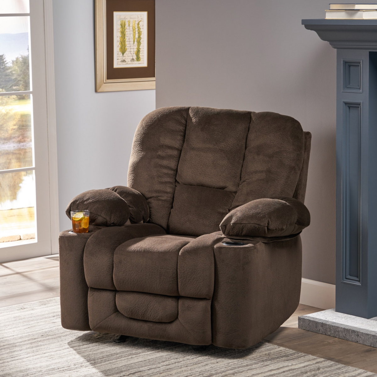 Click here for Streamdale Furniture Luxurious Manual Recliner Cha... prices
