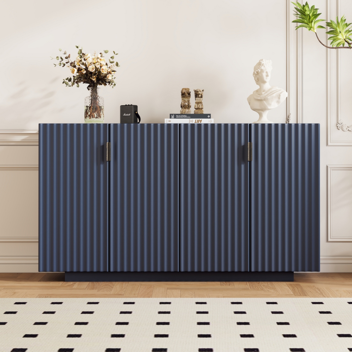 Click here for Streamdale Navy Sideboard with Adjustable Shelves... prices