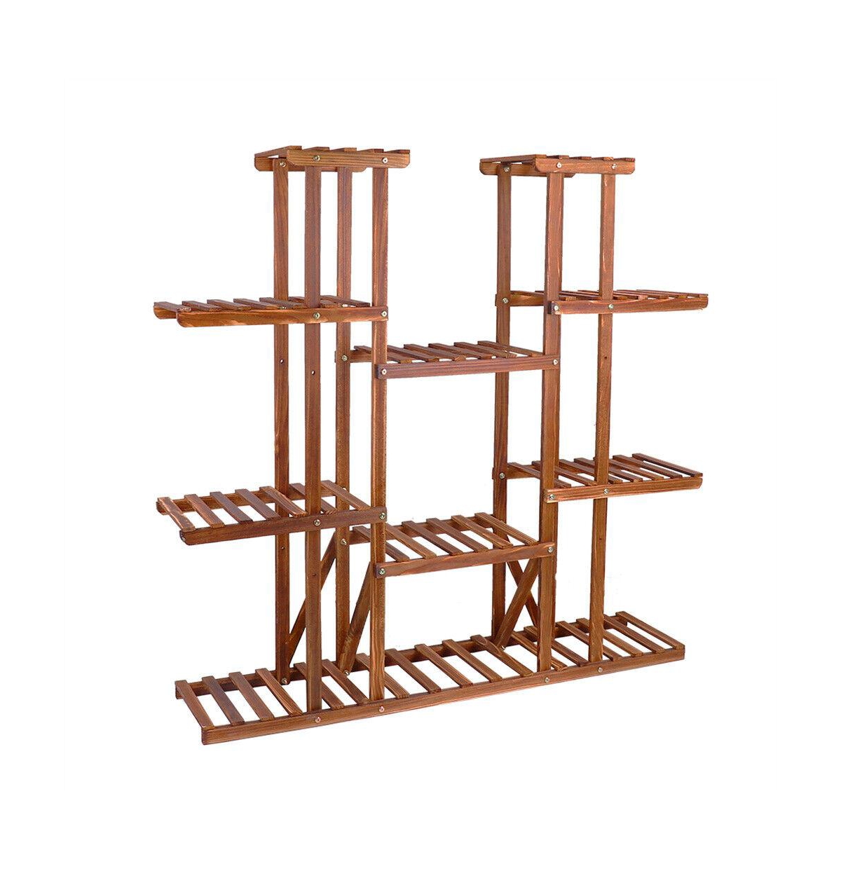 Click here for Unho Wooden Plant Stand 11 Tiers Flower Planters D... prices