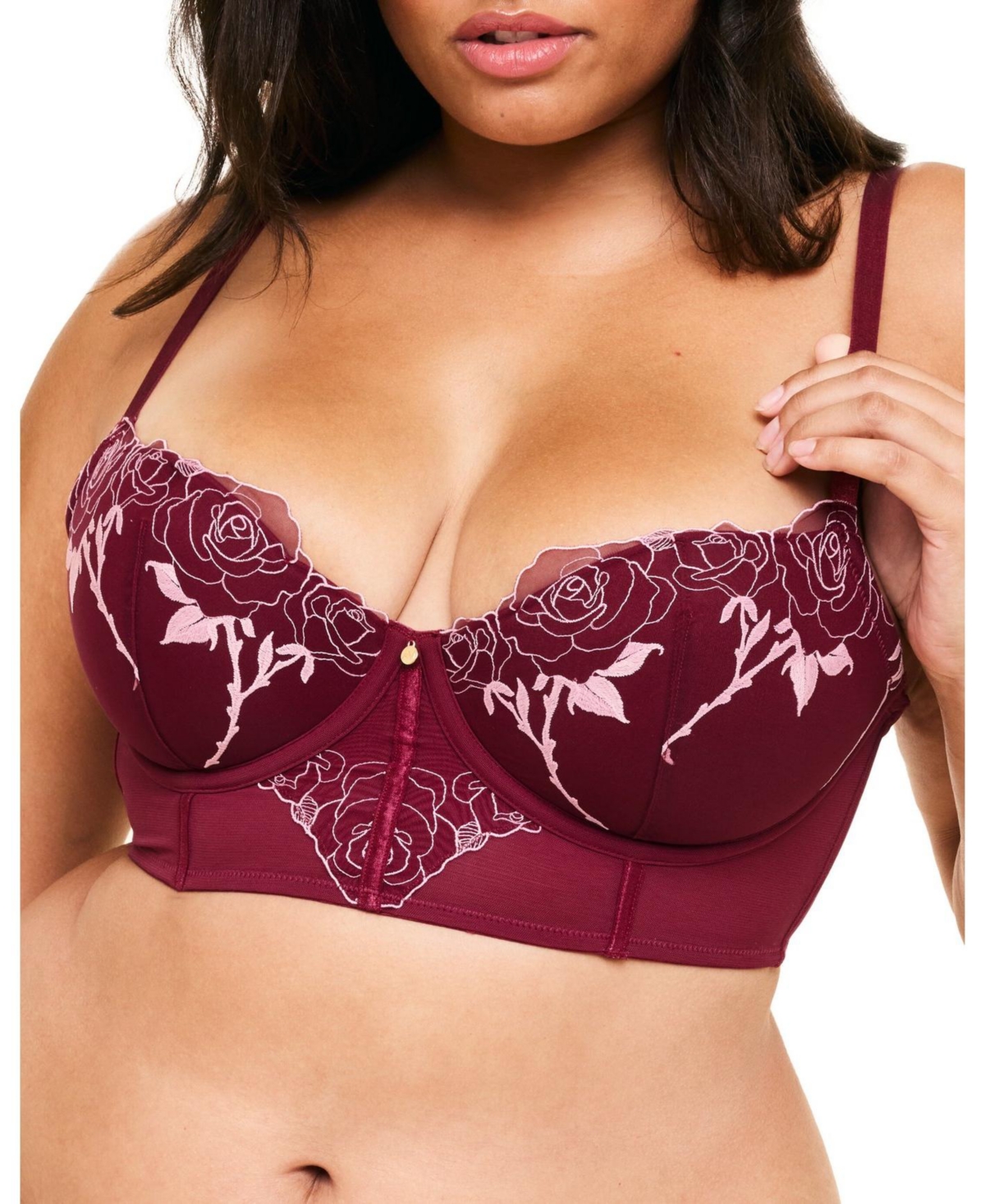 Click here for Adore Me Womens Rosita Contour Demi Bra - Dark pur... prices